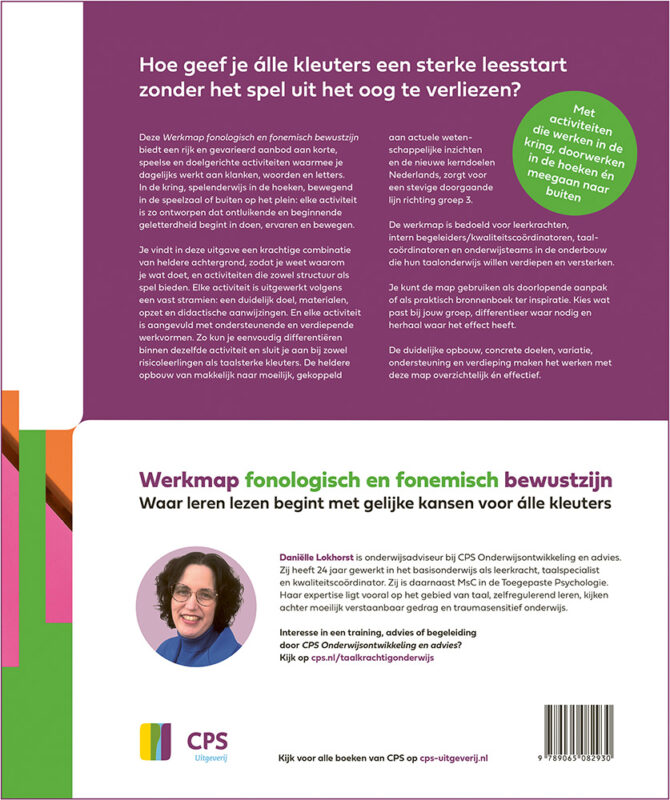 Werkmap fonologisch en fonemisch bewustzijn - CPS Uitgeverij